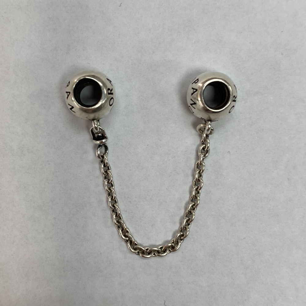 Pandora Logo Safety Chain Charm - Own4Less